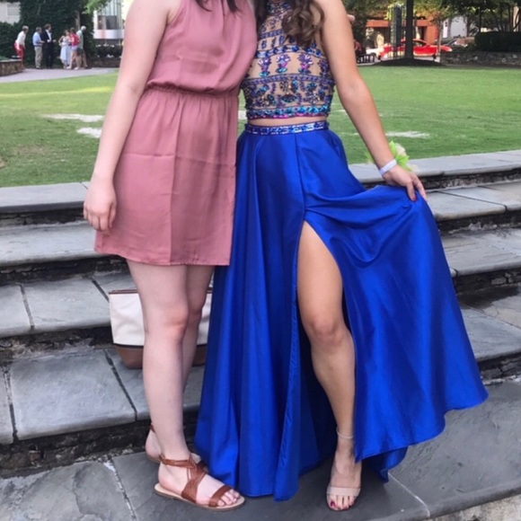 Sherri Hill | Dresses | 2 Piece Sherri Hill Prom Dress With Bedazzled ...